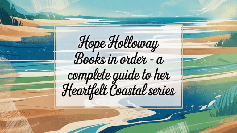 Hope Holloway Books in Order – A Complete Guide to Her Heartfelt ...
