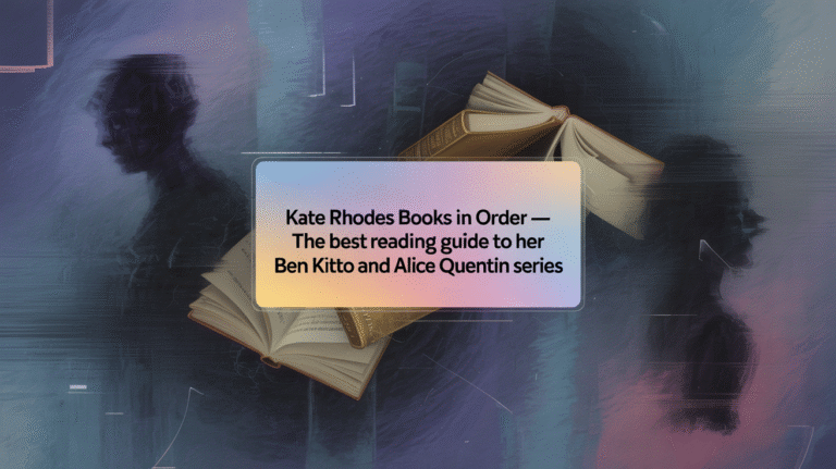 Kate Rhodes Books in Order – The Best Reading Guide to Her Ben Kitto ...