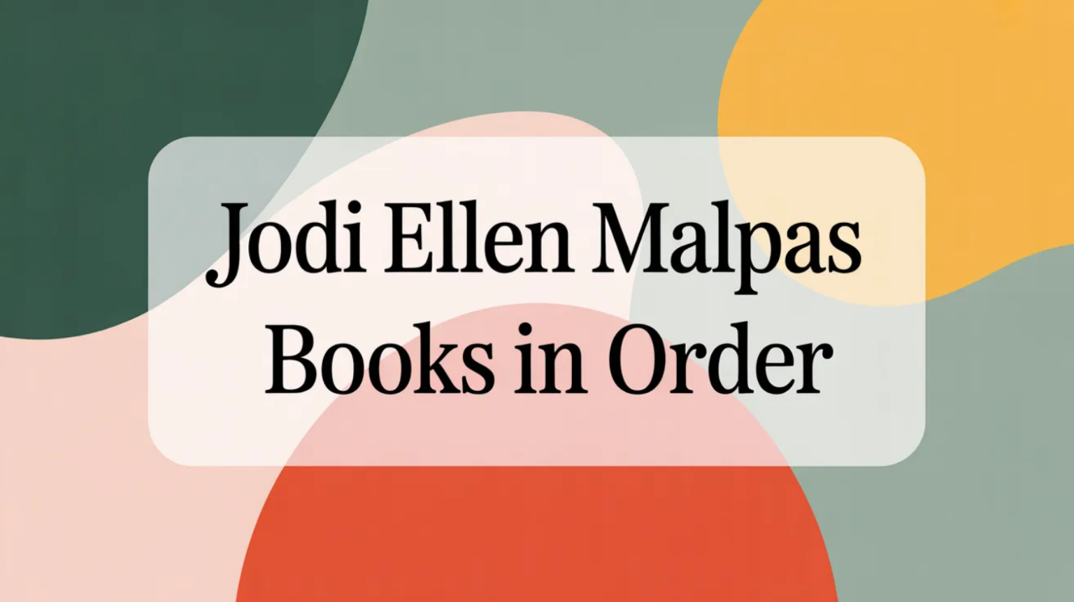 Jodi Ellen Malpas Books in Order (Updated 2026-02-05) - Bookseries.blog