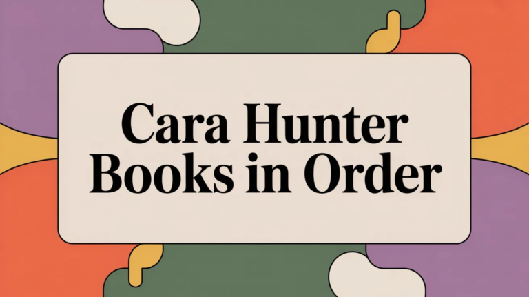 Cara Hunter Books in Order (Updated February 22, 2026) - Bookseries.blog
